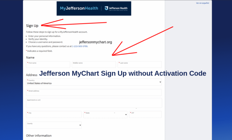 Sign Up - Jefferson MyChart